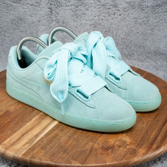 Puma | Shoes | Puma Basket Heart Classic Blue Lite Blue Powder Blue ...